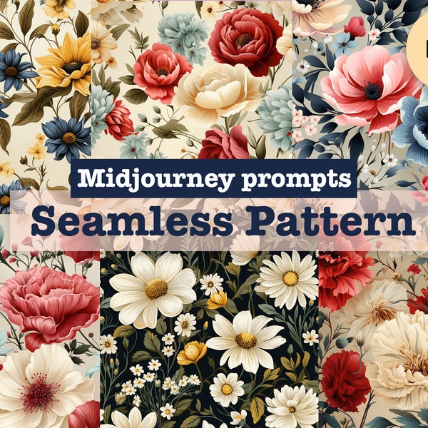 Midjourney Prompts for Seamless Patterns - Etsy