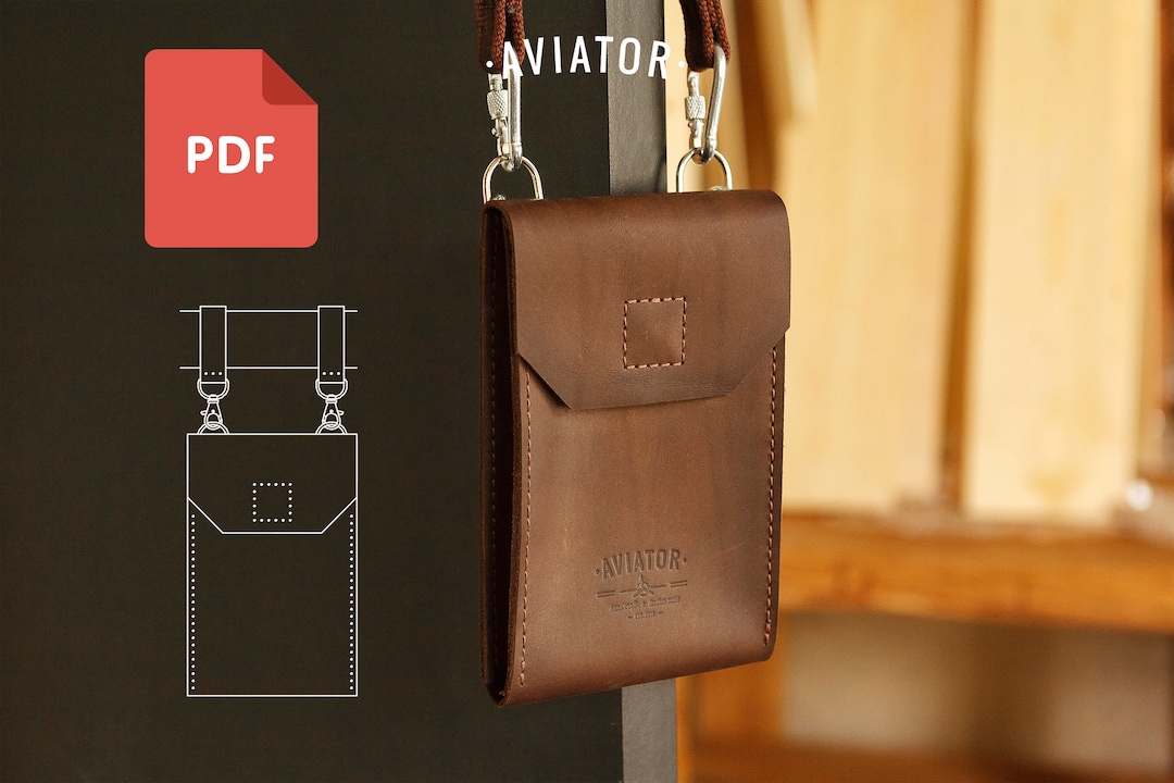 PDF Mini Men's Bag 2 - Template - Men's Bag - Papers Bag - Pattern 74 ...