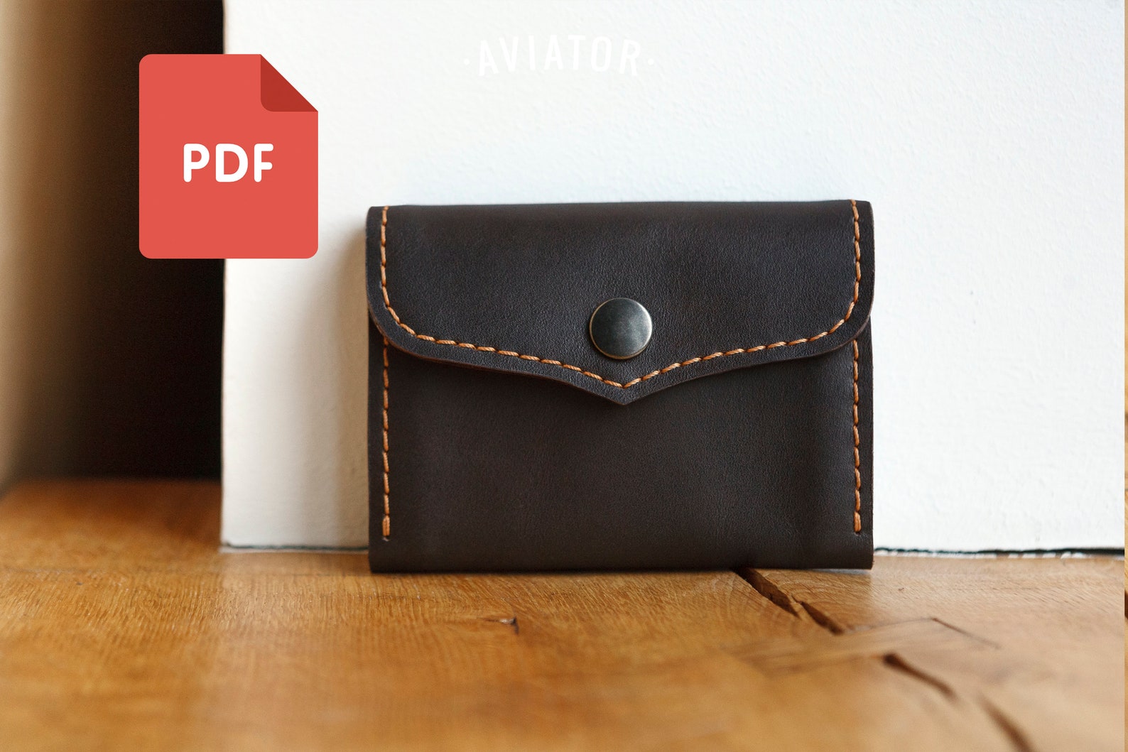 PDF Mini Wallet 2 Template Simple Wallet Card Wallet PDF Pattern 5 - Etsy