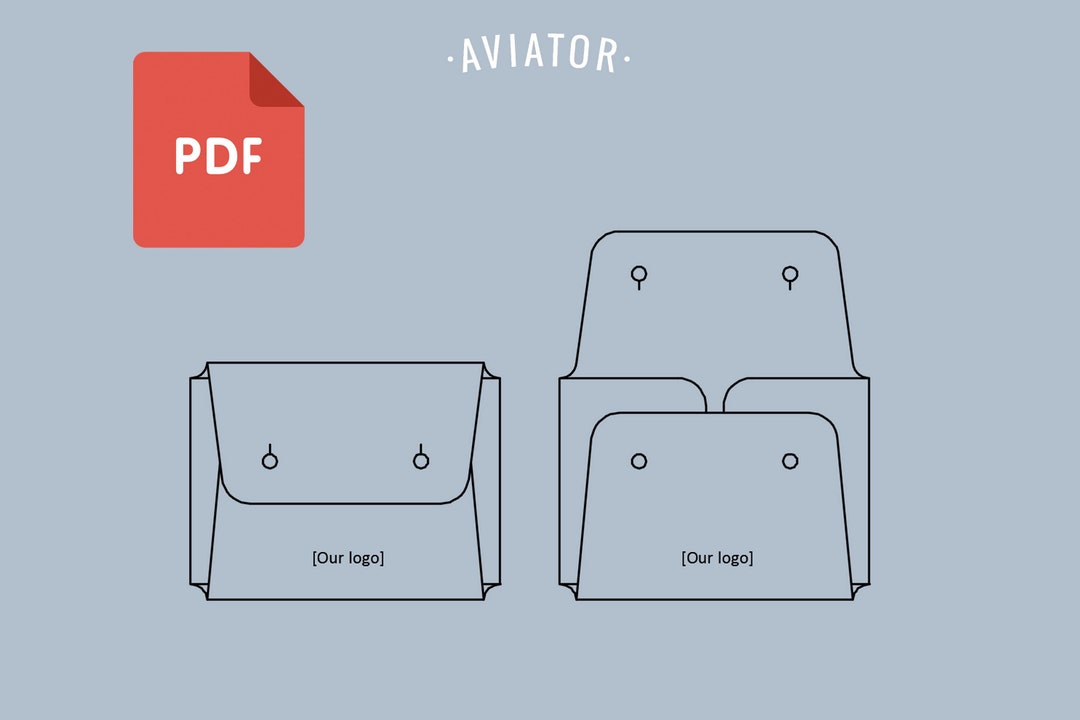 PDF Playing Card Case - Template - Simple Wallet - Card Wallet PDF ...