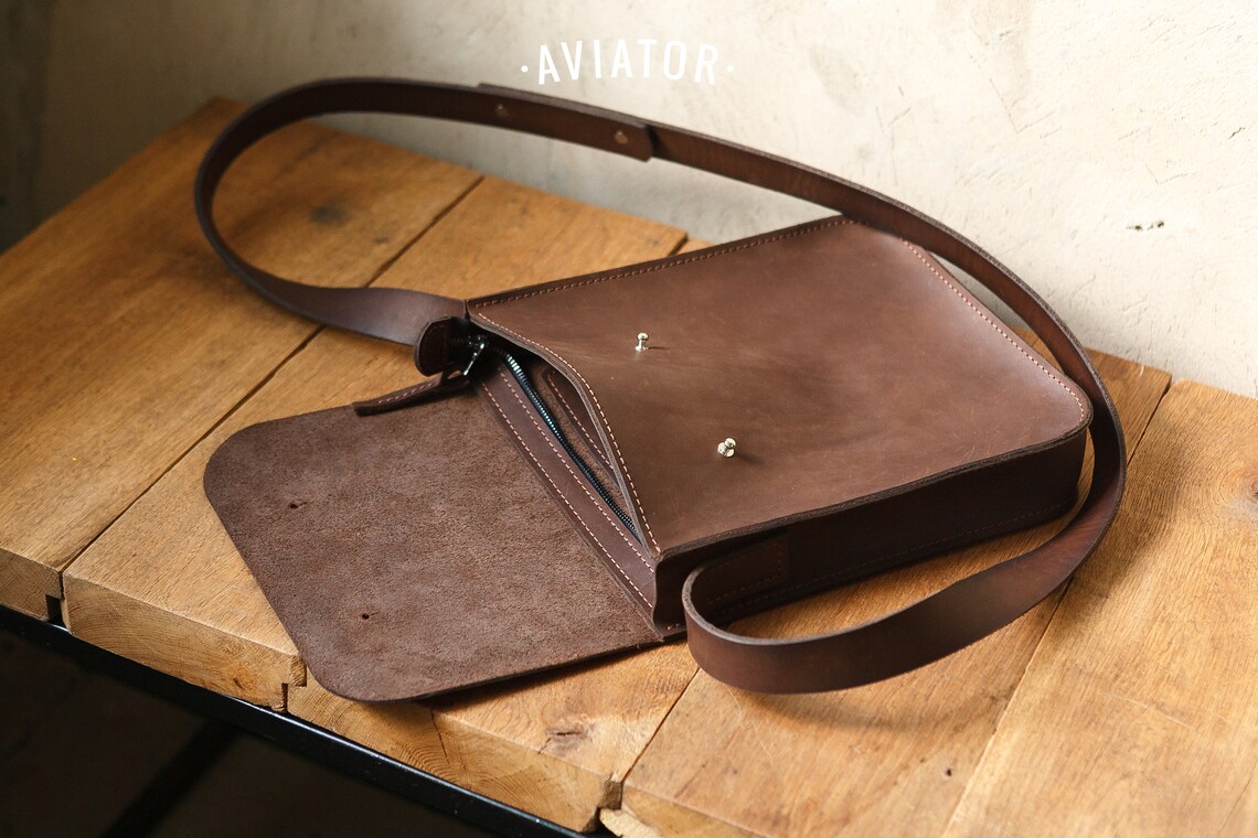 PDF Messenger Bag Vertical - Template - Сrossbody - Men's Bag - Papers ...