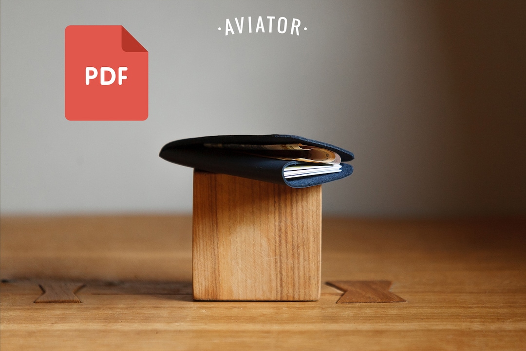 PDF Cardholder #3 - Template - Simple Wallet - Card Wallet PDF ...