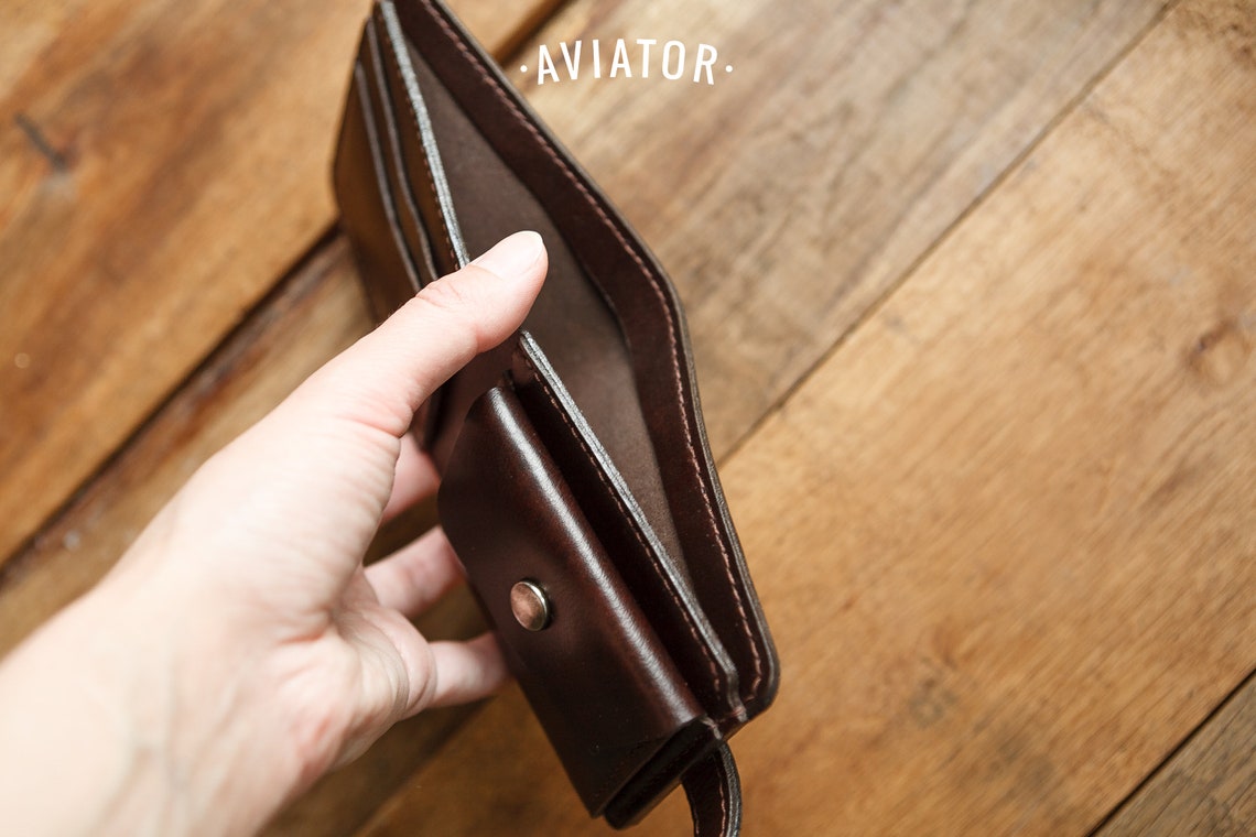 PDF Bifold Wallet With Coins 1 Template Simple Wallet - Etsy