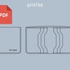 PDF Easy Cardholder 12 Template Simple Wallet Card Wallet PDF Pattern 8 ...
