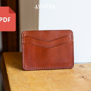PDF Mini Cardholder Wallet 1 - Template - Simple Wallet - Card Wallet ...