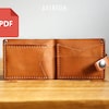 PDF Bifold Card Wallet 5 Template Simple Wallet Card Wallet PDF Bi-fold ...