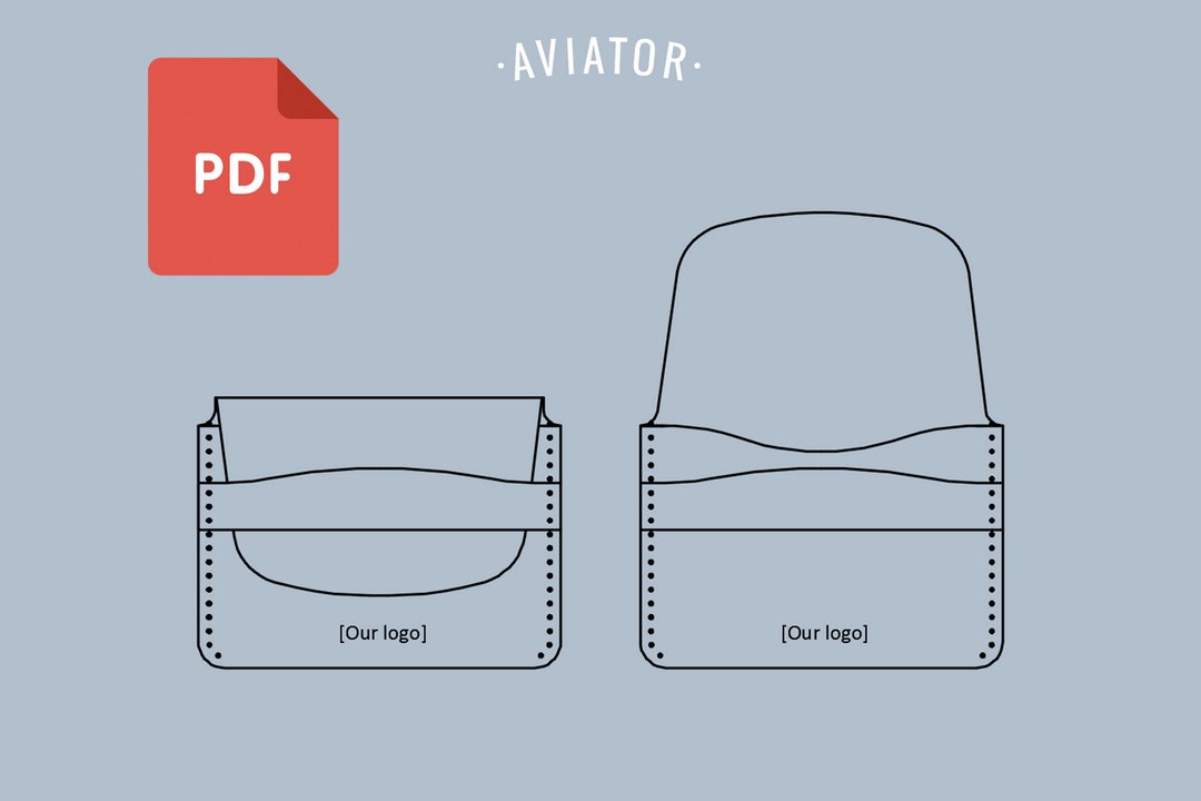 PDF Mini Wallet Classc - Template - Simple Wallet - Card Wallet PDF ...