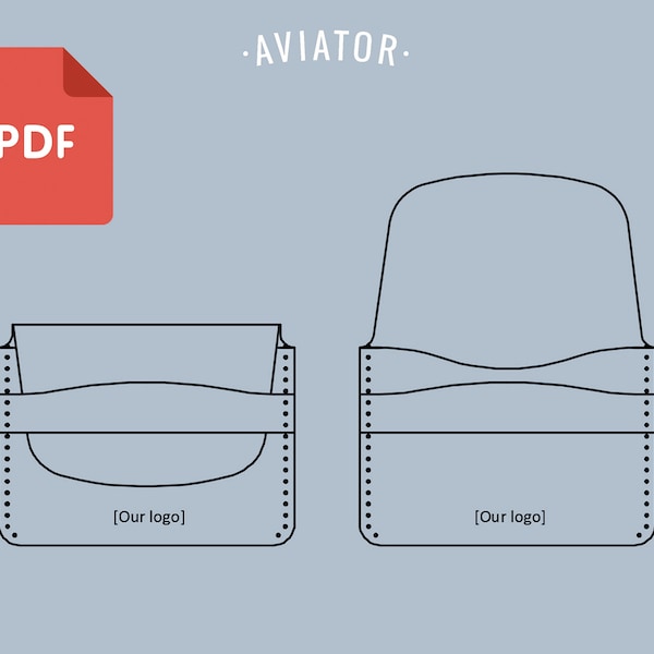 PDF Bifold Wallet With Coins 1 Template Simple Wallet Card Wallet PDF ...