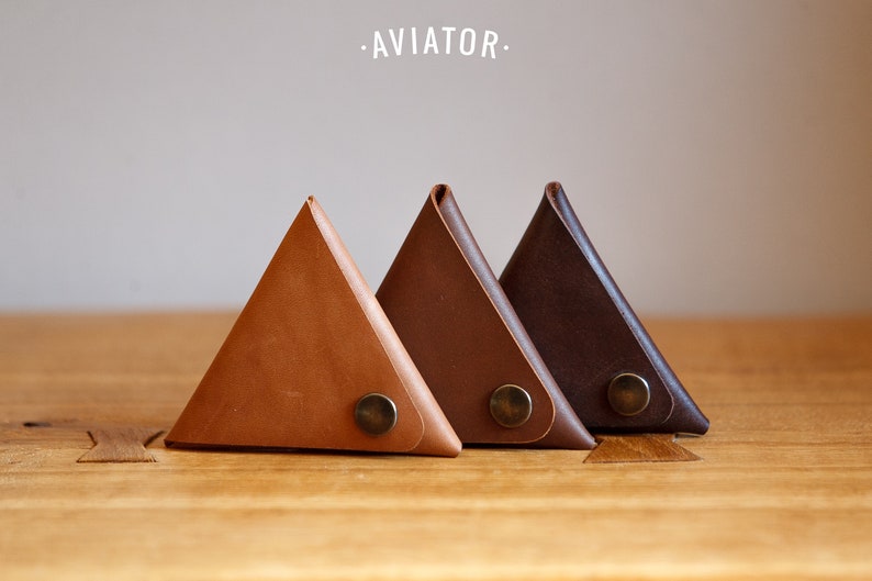 PDF Coin Purse triangular Template Simple Wallet Pocket - Etsy