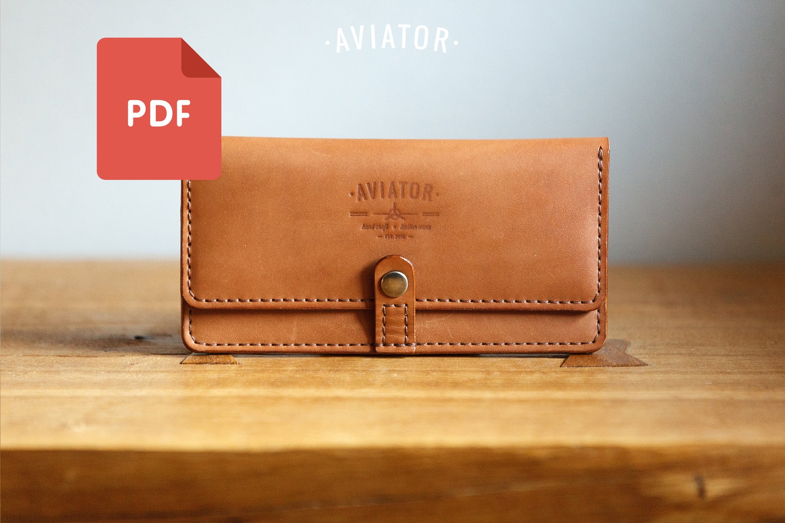 PDF Long Wallet - Template - Leather Clutch Wallet - Pattern 1 - Etsy