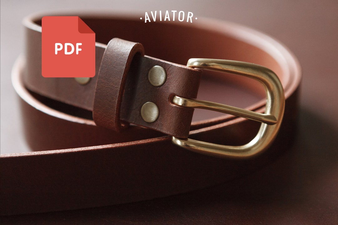PDF Belt - Belt End Template Pattern 38 - Etsy