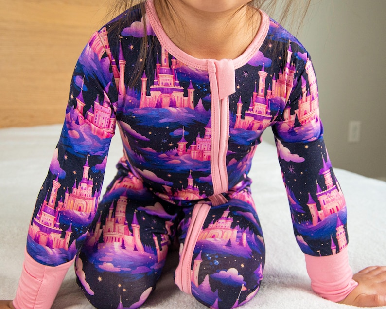 Midnight Magic Princess Bamboo Baby Pajamas Toddler Bamboo Magic Castle ...