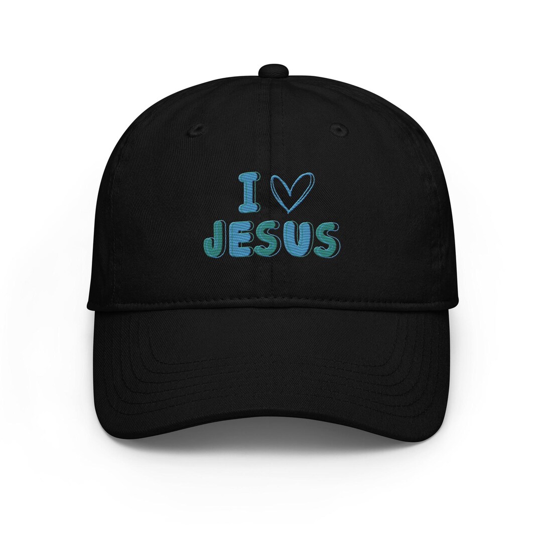 I Love Jesus Ball Cap Champion Dad Hat Christian Apparel - Etsy