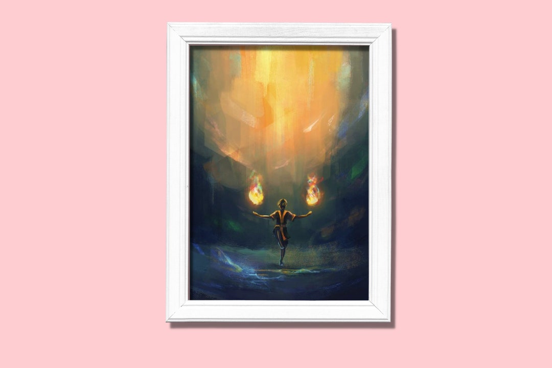 ATLA Poster: Firebender Zuko 18x24 Avatar Last Airbender - Etsy