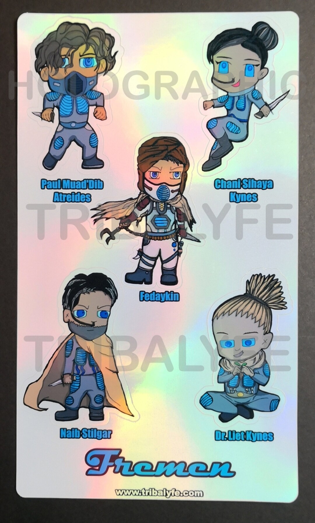 Dune Collection: Holographic Vinyl Sticker Sheets - 33 Different ...