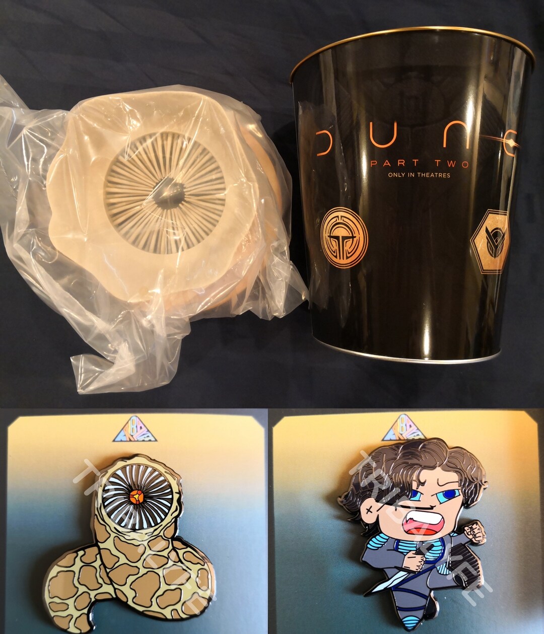 Dune Part Two Sandworm Popcorn Bucket Exclusive Promo AMC the Great ...