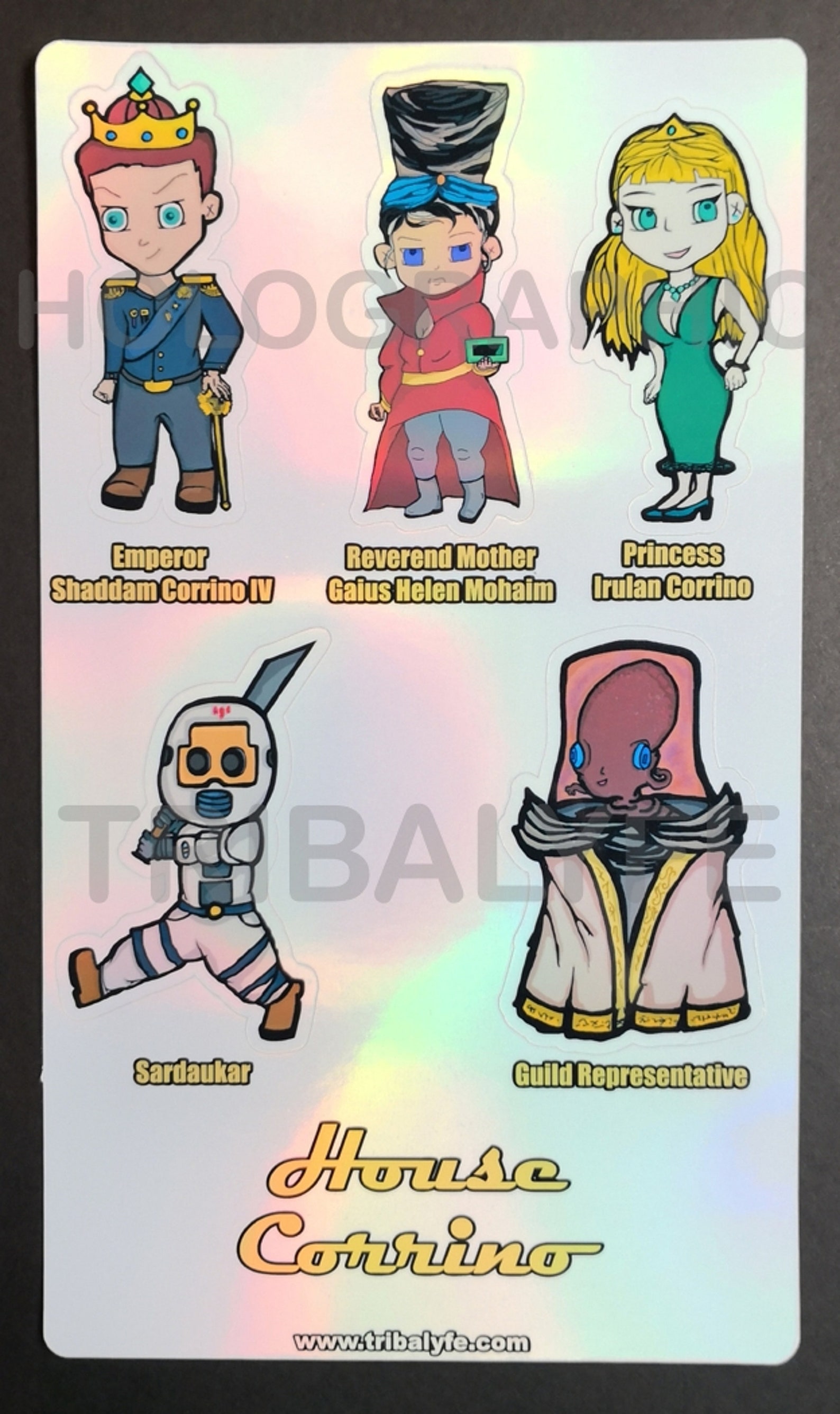 Dune Collection: Holographic Vinyl Sticker Sheets - 33 Different ...