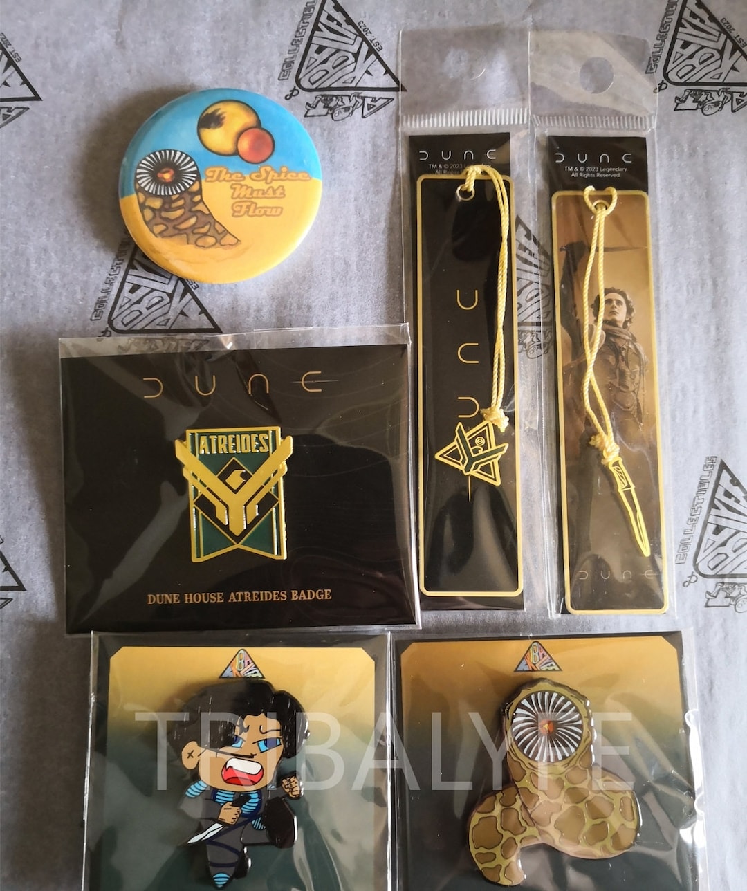 Dune Gift Bundle - Metal Charm Bookmarks & Sandworm + Paul Atreides ...