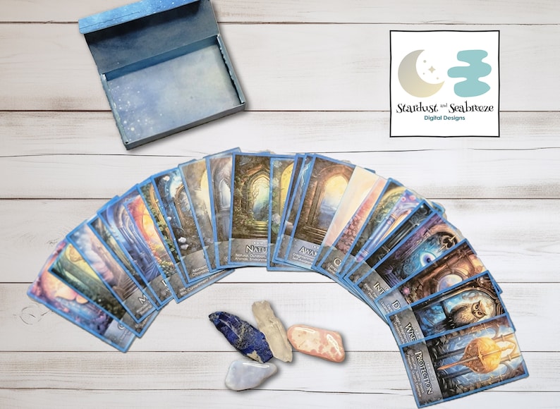 Printable Oracle Cards: High-quality "doors of Destiny" Deck, 300 DPI ...