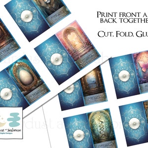Printable Oracle Cards: High-quality "doors of Destiny" Deck, 300 DPI ...