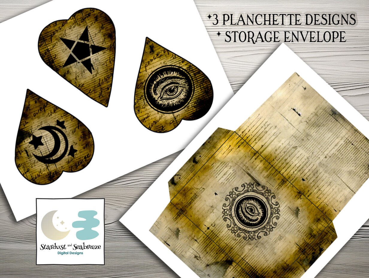 Printable Spirit Board Kit: Connect With the Spirit Realm, Similar to ...