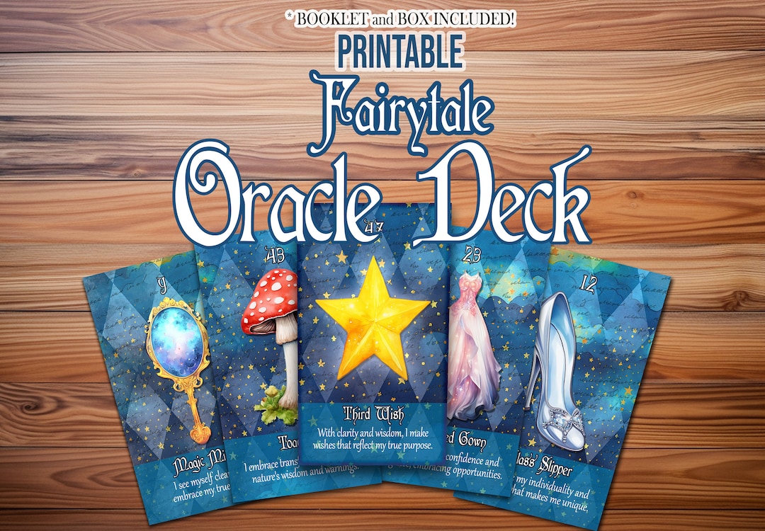 Fairytale Fortunes Oracle Deck: Printable Indie Oracle Cards ...