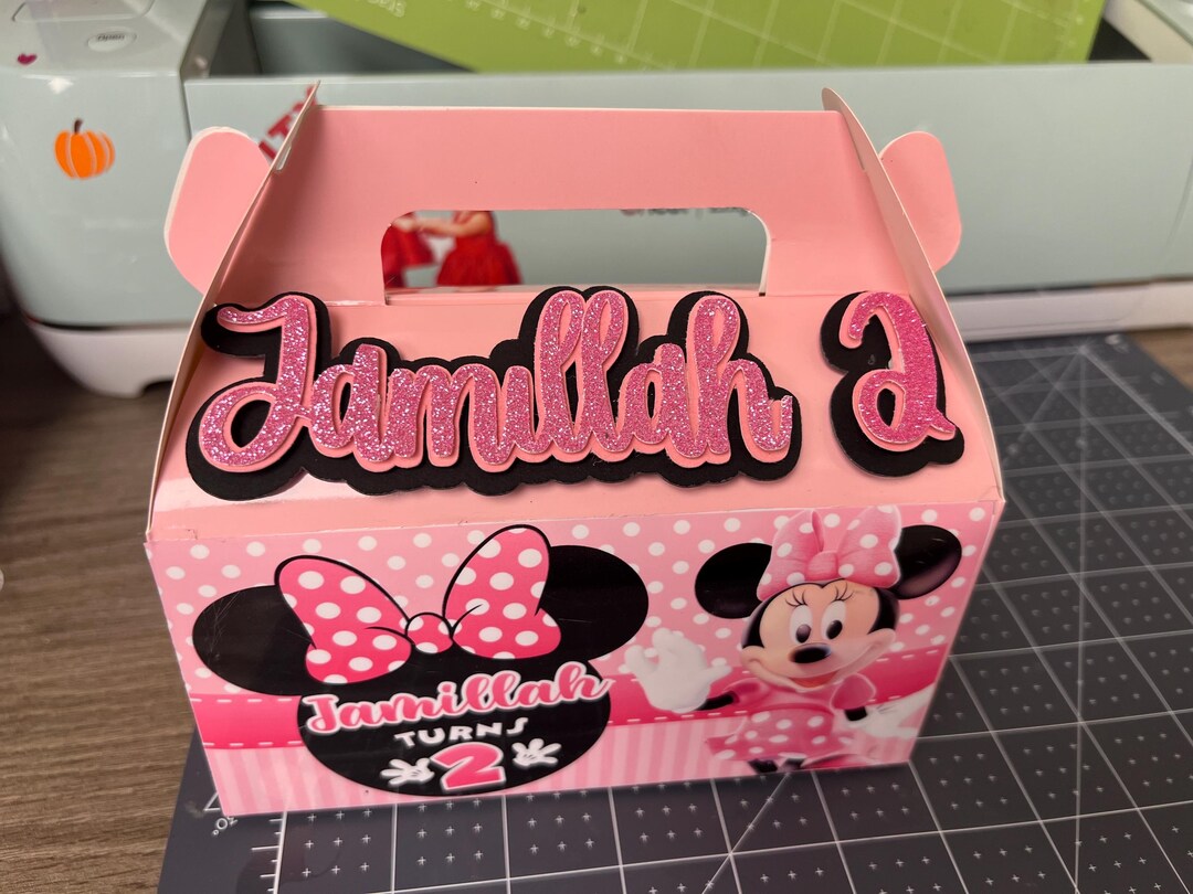 Minnie Mouse Favor Box - Etsy