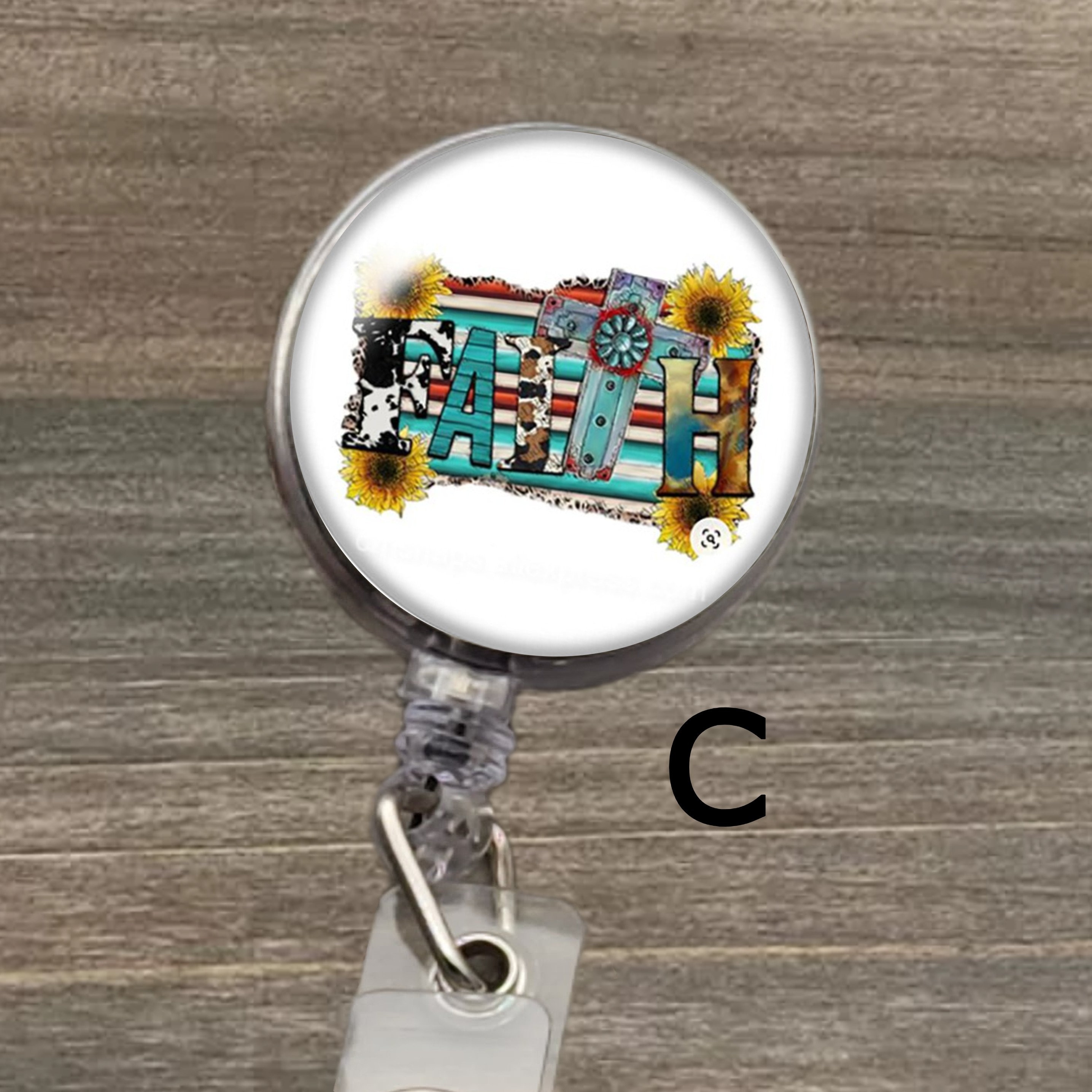 Religious Christian Praise Clip Badge Retractable Reel - Etsy