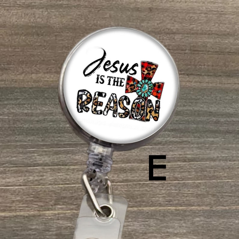 Religious Christian Praise Clip Badge Retractable Reel - Etsy