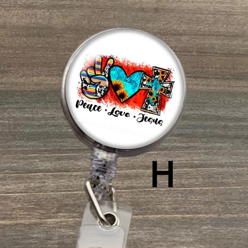 Religious Christian Praise Clip Badge Retractable Reel - Etsy