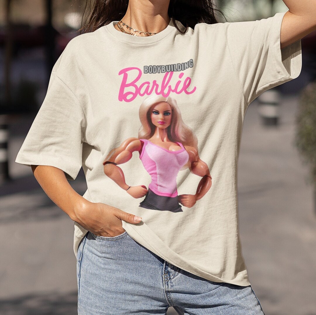 Barbie Outfit Barbie Bodybuilding Oversized T-shirt Barbie - Etsy