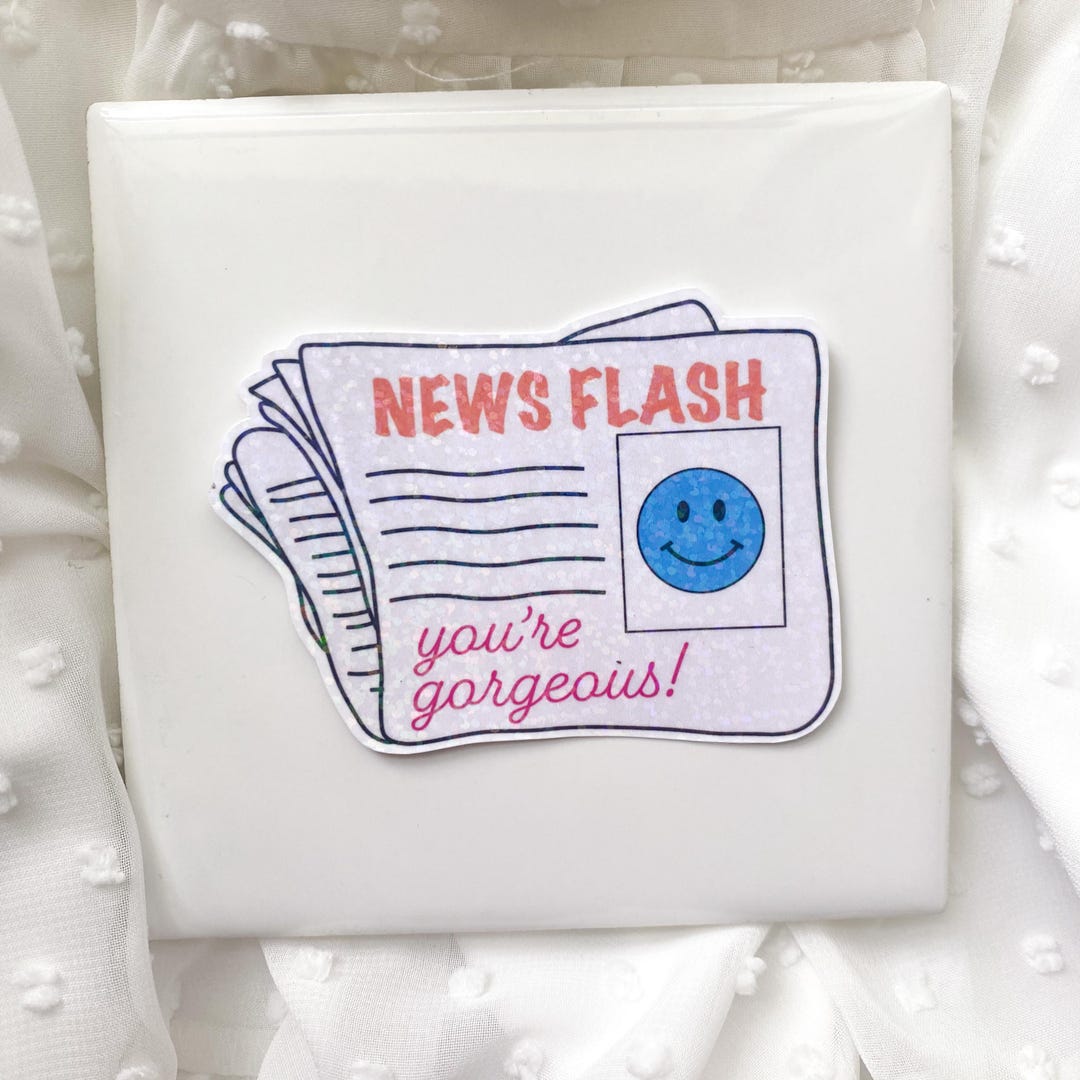 Newspaper - Sticker - Etsy