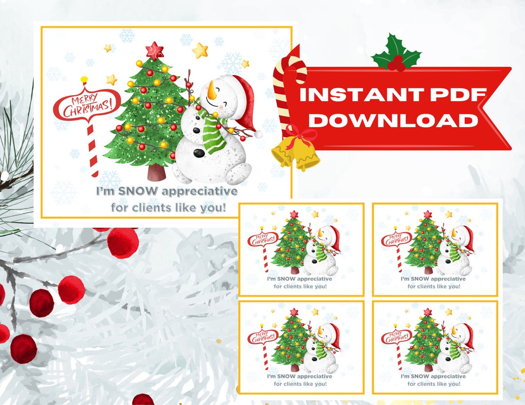 Snow Appreciative Real Estate Pop by Tags | Realtor Marketing | Instant ...