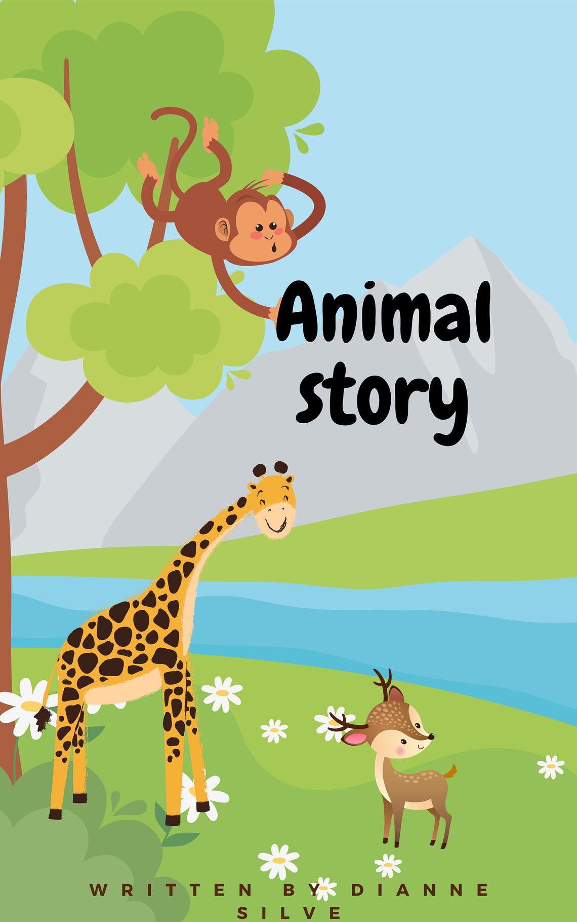 Animal Story - Kids Story Book 3yrs - 6yrs - Etsy