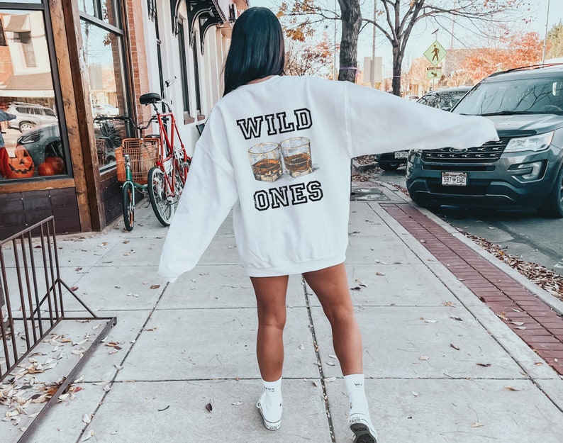 Wild Ones Crewneck Sweater Cowgirls Don't Cry Sweatshirt Wild Ones ...