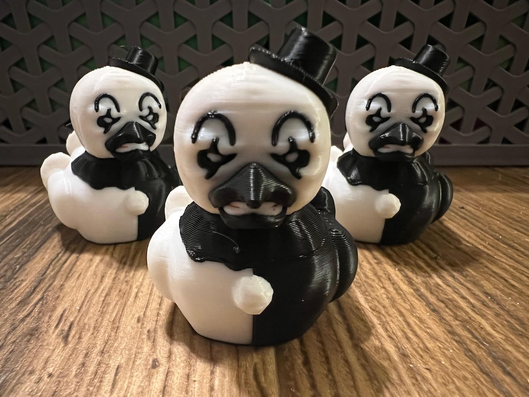 3D Printed Duck Art the Clown Terrifier Horror - Etsy UK