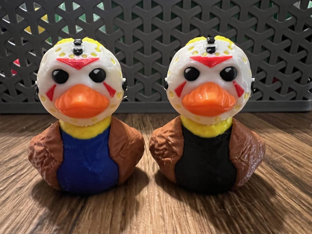3D Printed Duck Jason Vorhees Friday the 13th Horror - Etsy