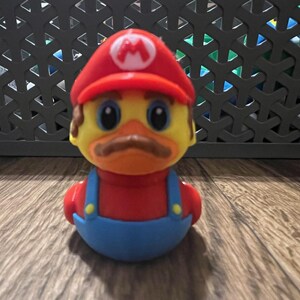 3D Printed Duck Mario Luigi Video Game Plumber - Etsy