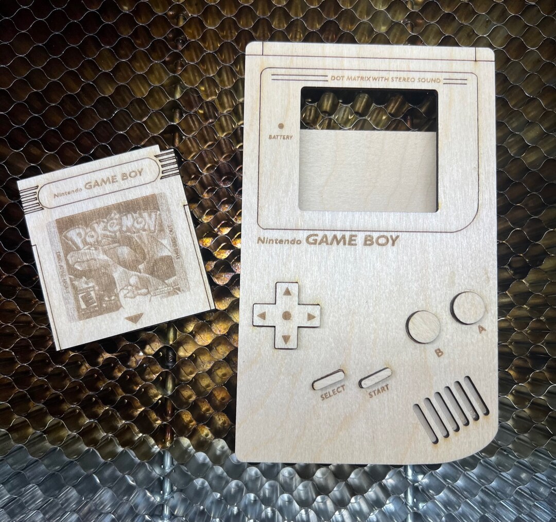 Gameboy 4 Layer SVG DXF Laser Engraving - Etsy Portugal