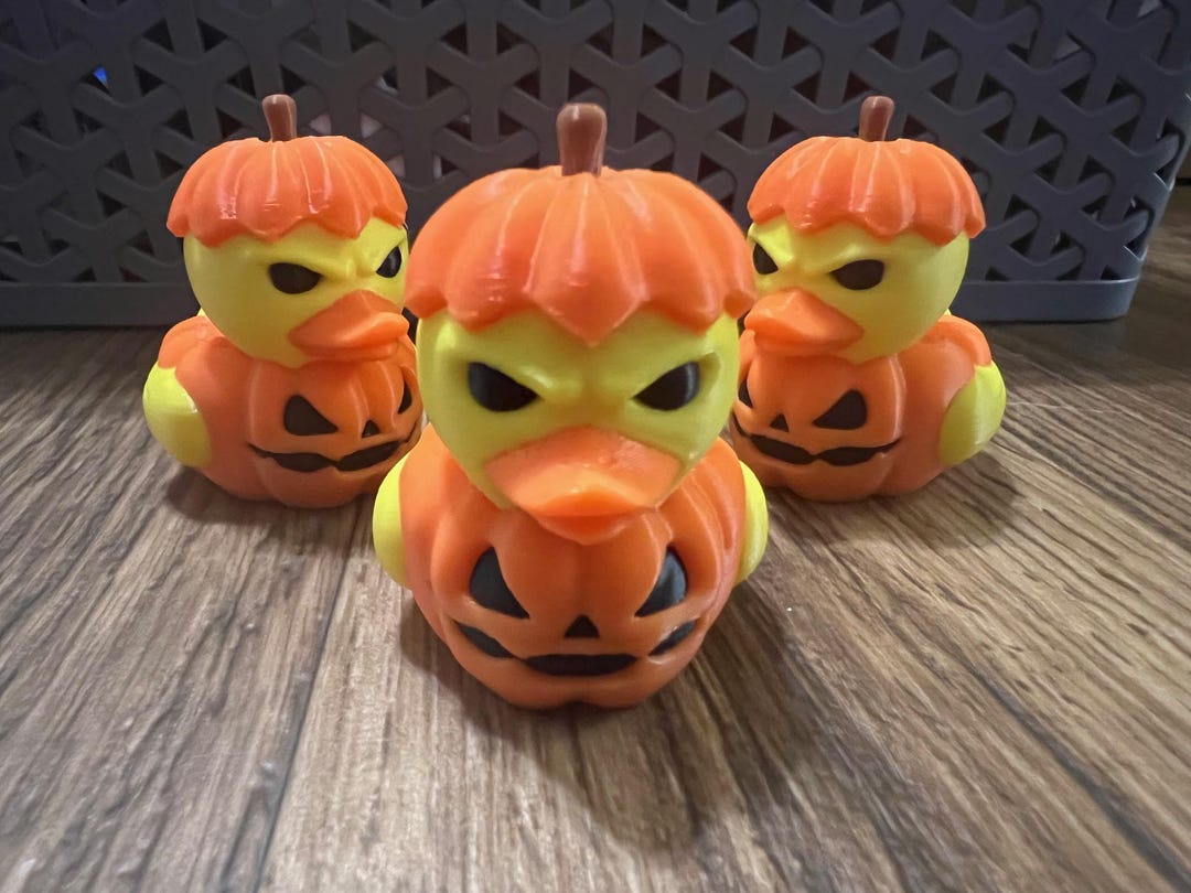 3D Printed Duck Pumpkin Duck Spooky Halloween - Etsy