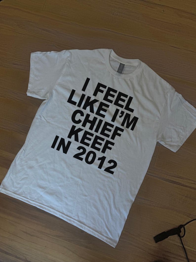 Chief Keef Shirt, 2012 Rap T-shirt, Hip Hop Graphic Tee, Streetwear ...