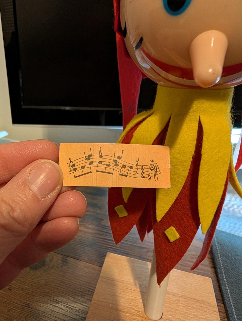 Vintage REUGE Swiss Musical Movement Jester Clown | Plays Brahms ...