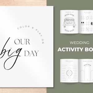 Wedding Coloring Book Wedding Coloring Page for Kids Wedding Kids Table ...