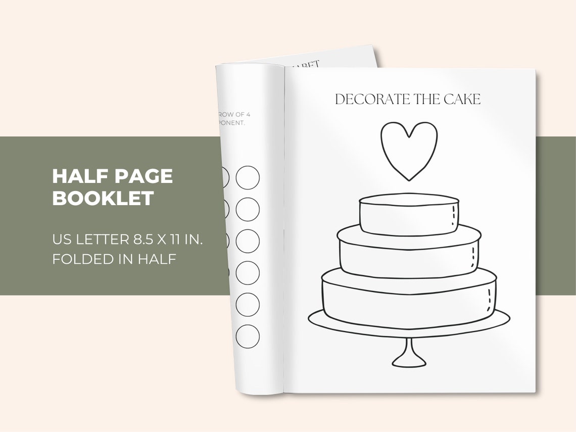 Wedding Coloring Book Wedding Coloring Page for Kids Wedding - Etsy