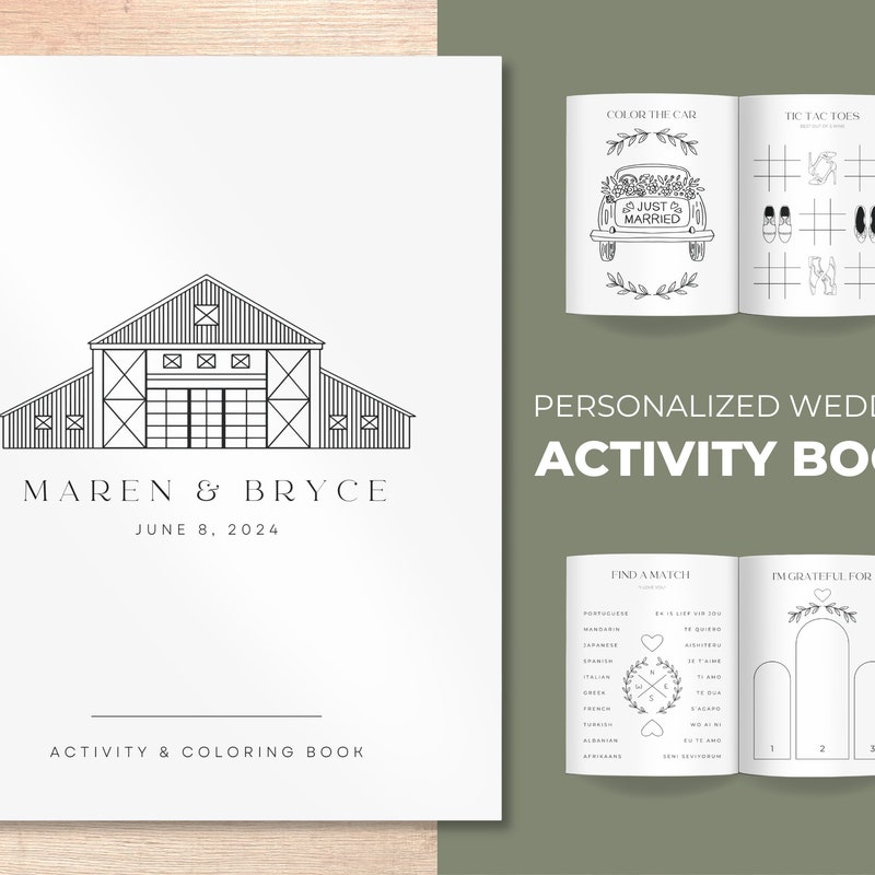 Wedding Coloring Books - Etsy