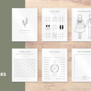 Wedding Coloring Book Wedding Coloring Page for Kids Wedding Kids Table ...