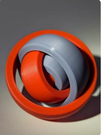 Digital Download Gyro Ball Fidget 3D Print STL File - Etsy