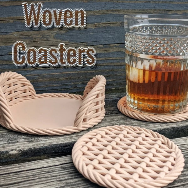 3d Printed Coasters File - Etsy