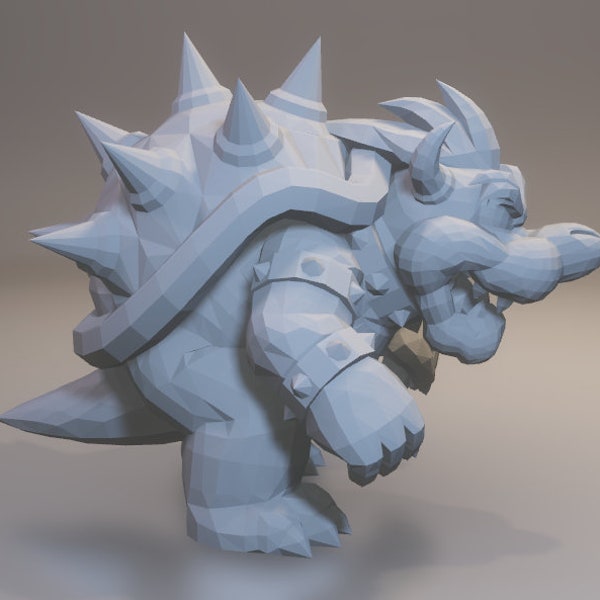 3d Printed Bowser - Etsy