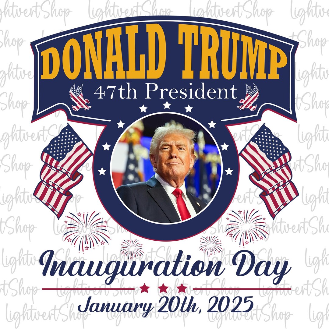 Donald Trump Inauguration Day 2025 Png, 47th US President Inauguration ...